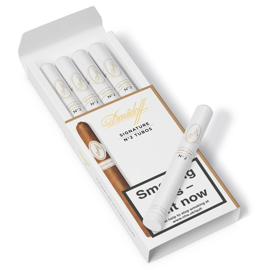 Davidoff Signature No.2 Cigar - Pack of 4 Tubos | Havana House