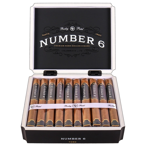 Rocky Patel Number 6 Toro Cigar - Box of 20 | Havana House