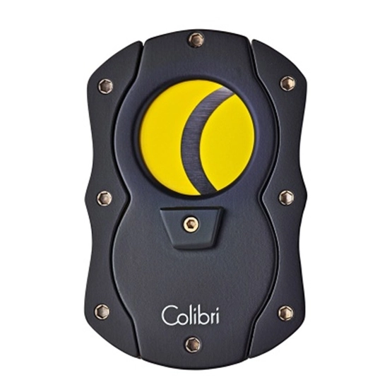 Colibri Cut Cigar Cutter – Black and Yellow Blades | Havana House