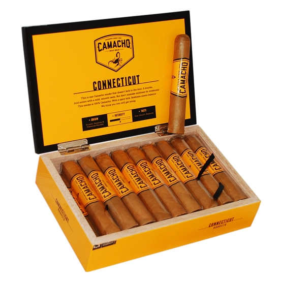 Camacho Connecticut Robusto Cigar - Box of 20 | Havana House