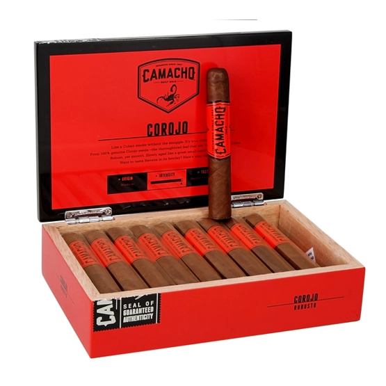 Camacho Corojo Robusto Cigar - Box of 20 | Havana House