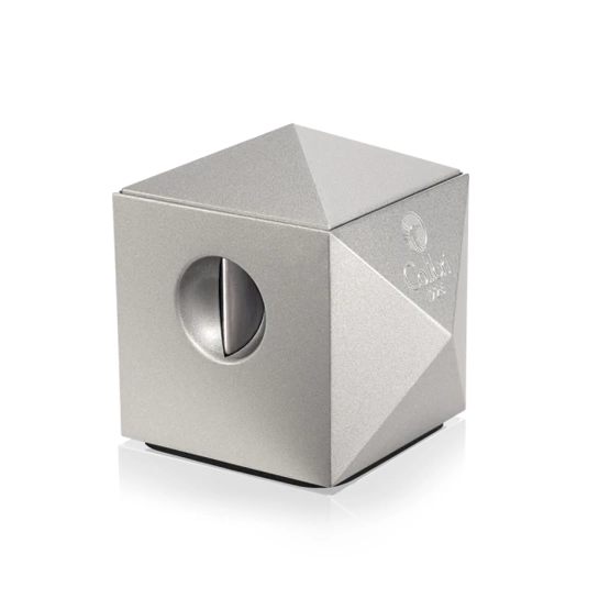 Colibri Quasar Two-in-One Desktop Cigar Cutter - Silver | Havana House