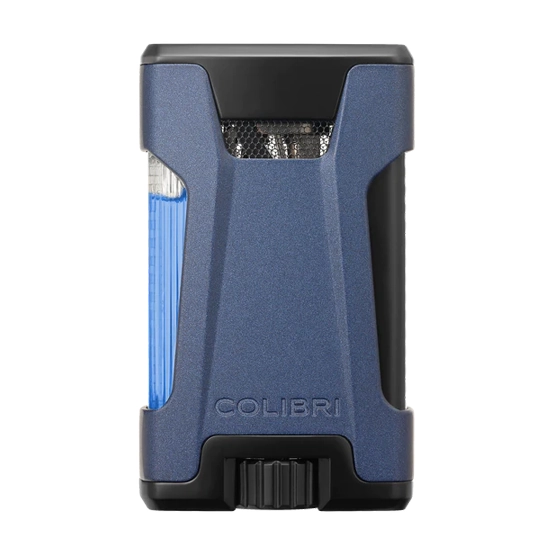 Colibri Rebel Double Jet Flame Cigar Lighter - Navy | Havana House