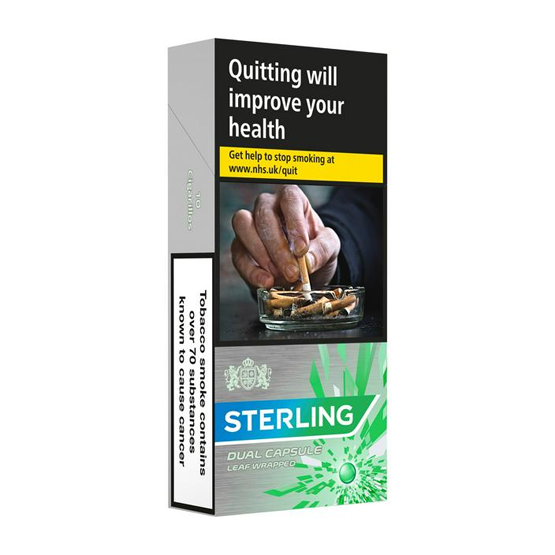 Sterling Dual Capsule Leaf Wrapped (10 Cigarillos) - Single Pack ...