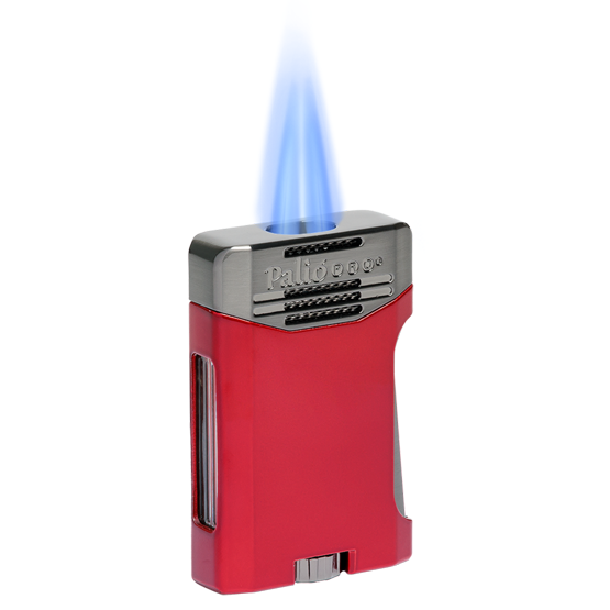 Palio Pro Antares Double Torch Cigar Lighter - Red | Havana House