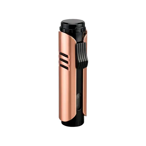 Vector Maxtech Single Jet Flame Cigar Lighter - Rose Gold/Satin ...