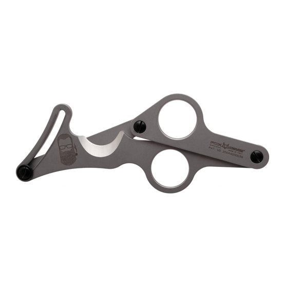 Smoking Moses Fox Knives Cigar Scissors - Silver » Havana House