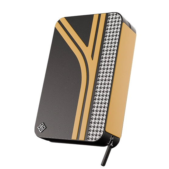 Alestimo Cigar Bag for 6 Cigars - Black and Tan » Havana House